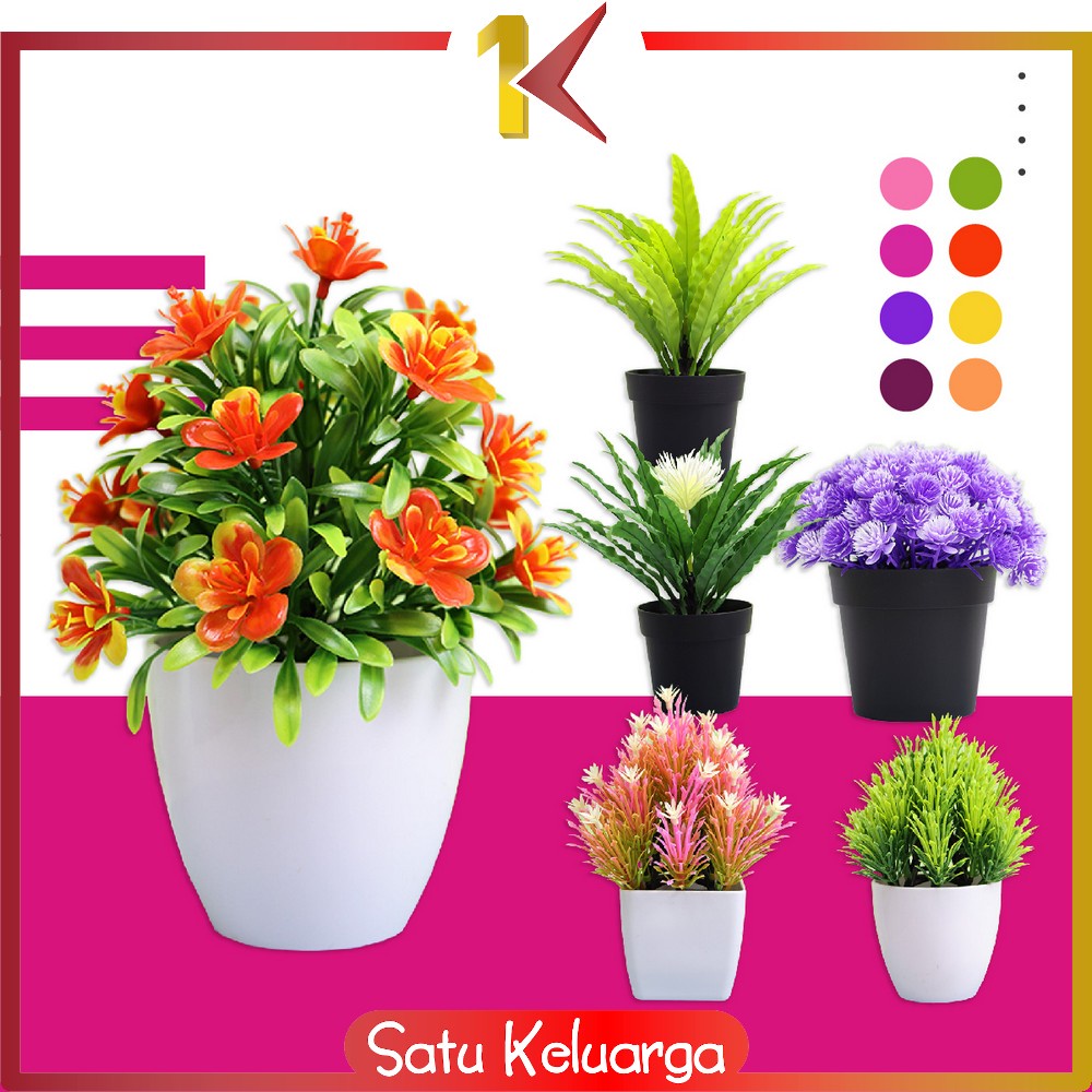 Jual SK-C600 C605 Bunga Artificial Dekorasi Rumah Hiasan Pajangan ...