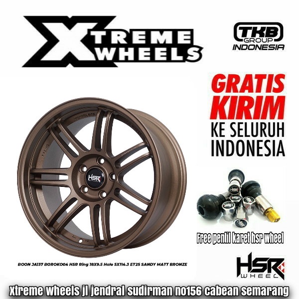 Jual velg racing hsr boon ring 18 hrv terios innova voxy xpander civic rush | Shopee Indonesia