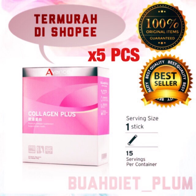 Jual Collagen Plus (COLLAPLUS) by Avance ( isi 5 Stick) | Shopee Indonesia