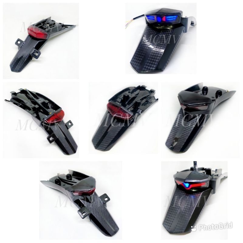 Jual [BEST SELLER] BUNTUT SPAKBOR STOPLAMP BELAKANG CRF150 KLX150 WR155 SRX komplit model buntut ...