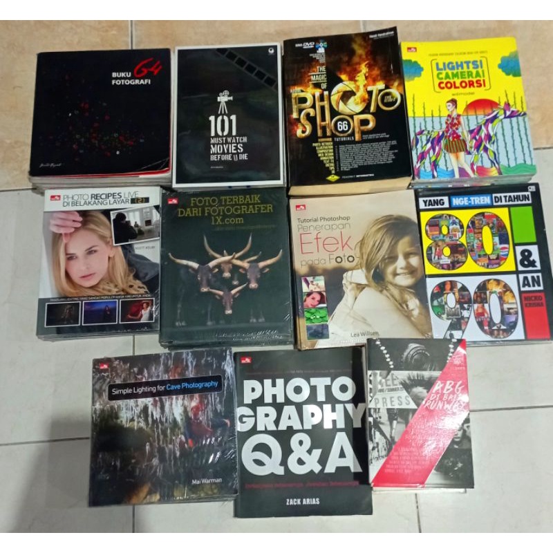 Jual OBRAL BUKU PHOTOGRAPHY / PHOTOGRAPER / BUKU FOTOGRAFI / BUKU ...