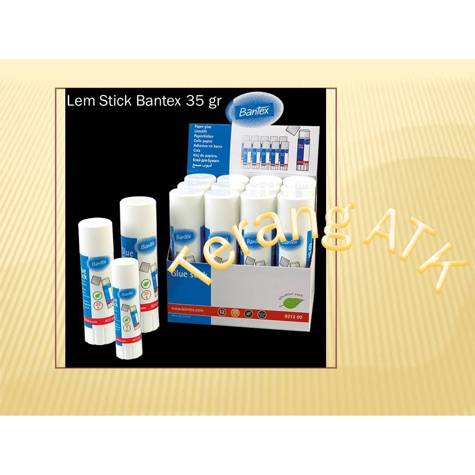 Jual Lem Glue Stick Merek Bantex 35 gr | Shopee Indonesia