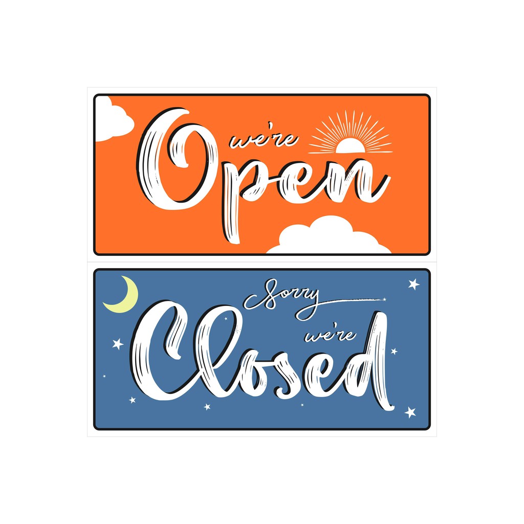 Jual Open Close Sign, Papan Buka Tutup, Papan Akrilik, Tanda Buka Tutup ...