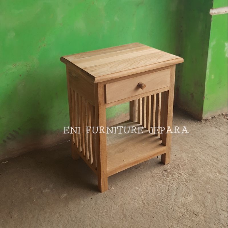 Jual Meja dispenser 1 laci murah - Meja dispenser kayu jati asli harga ...