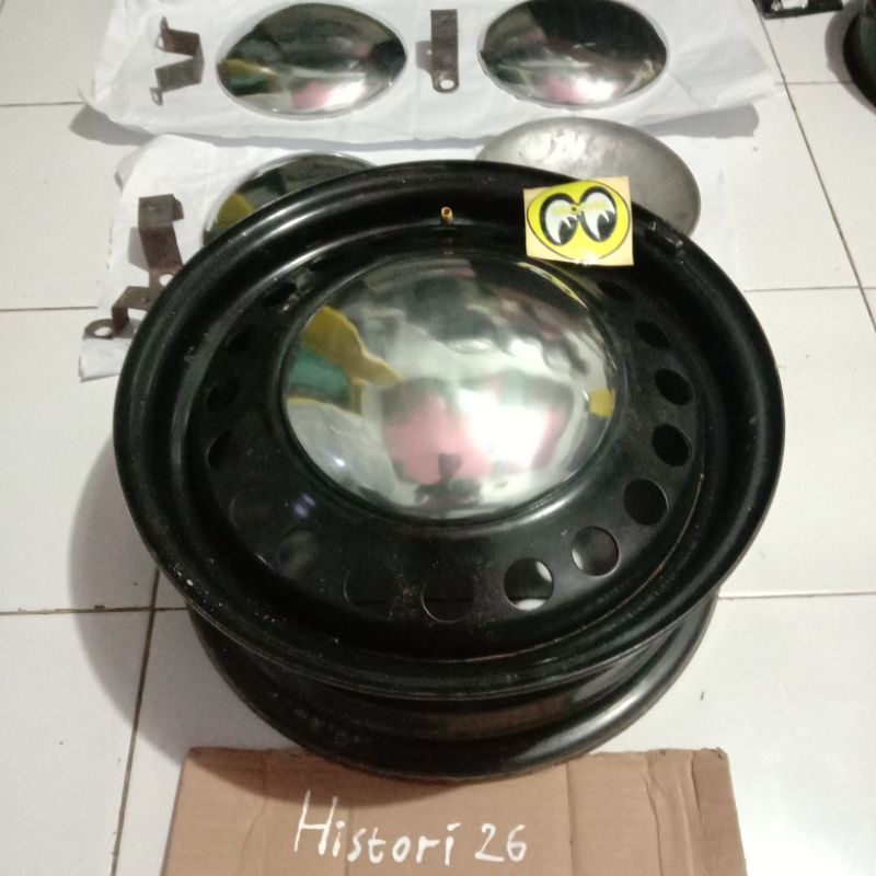 Jual 4pcs Dop moon velg kaleng Ertiga Luxio R15 pcd 5x114 PNP tinggal ...