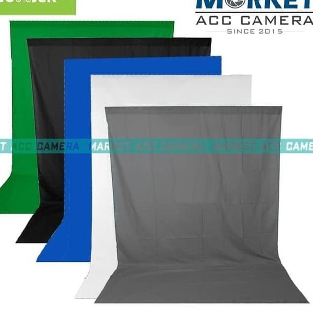 Jual Ready stok TGM Backdrop/Background Foto Studio Screen 2x3m (Green ...