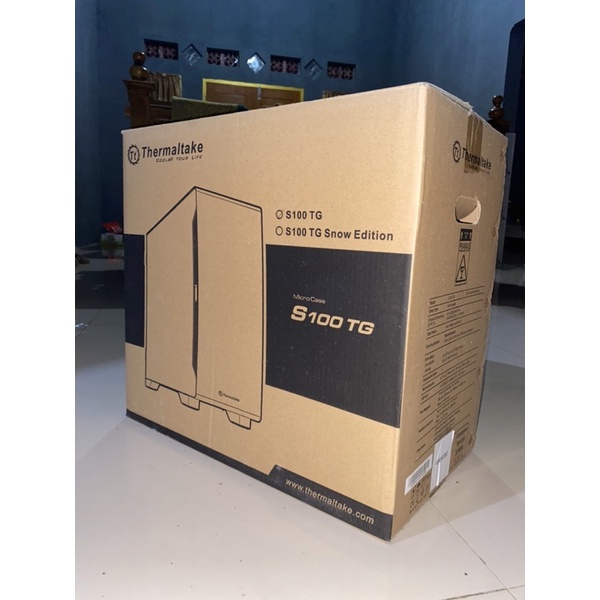 Jual Casing Thermaltake S100 Tempered Glass Micro Chassis (NEW ...