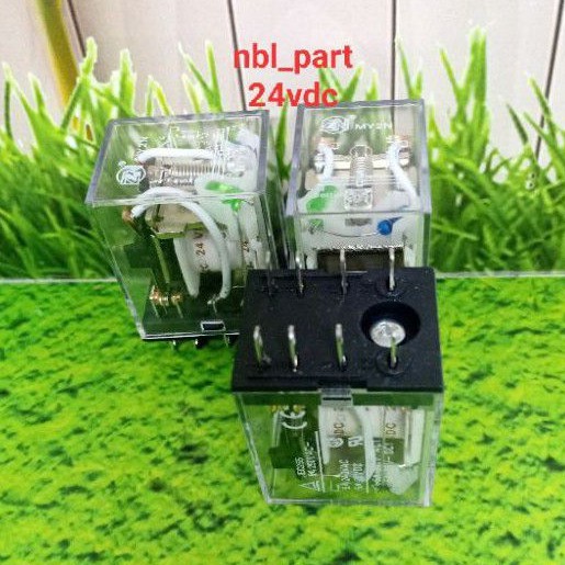 Jual Relay ZN 8pin/24VDC (MY2N/24V) Kaki Plat | Shopee Indonesia