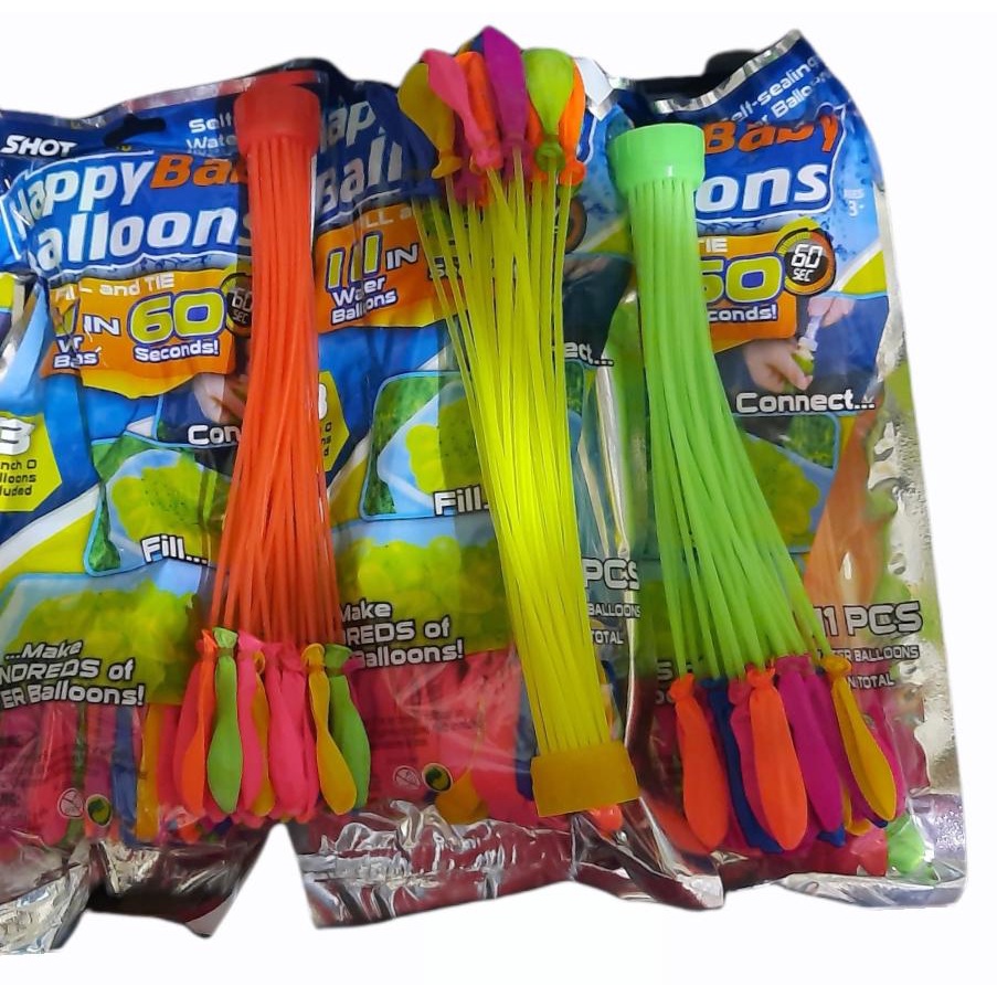 Jual Ballon AIR Selang isi 37 Magic Bunch Water Baloon | Shopee Indonesia