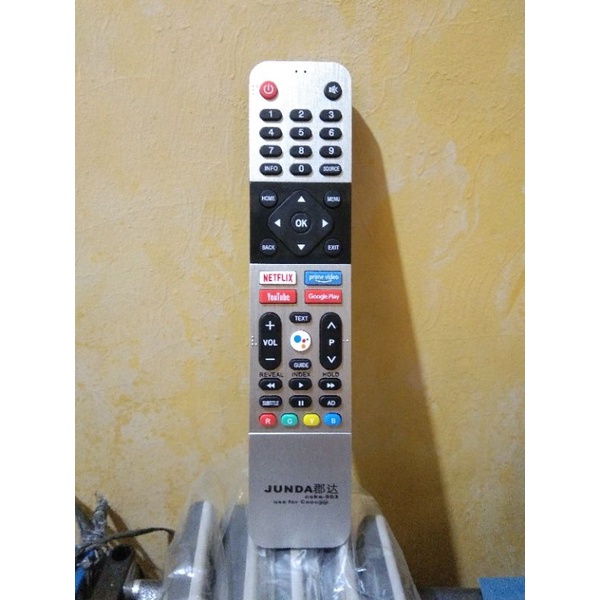 Jual REMOT REMOTE TV COOCAA LED/LCD ANDROID SMART TV 43S6G 50S6G 65S6G ...