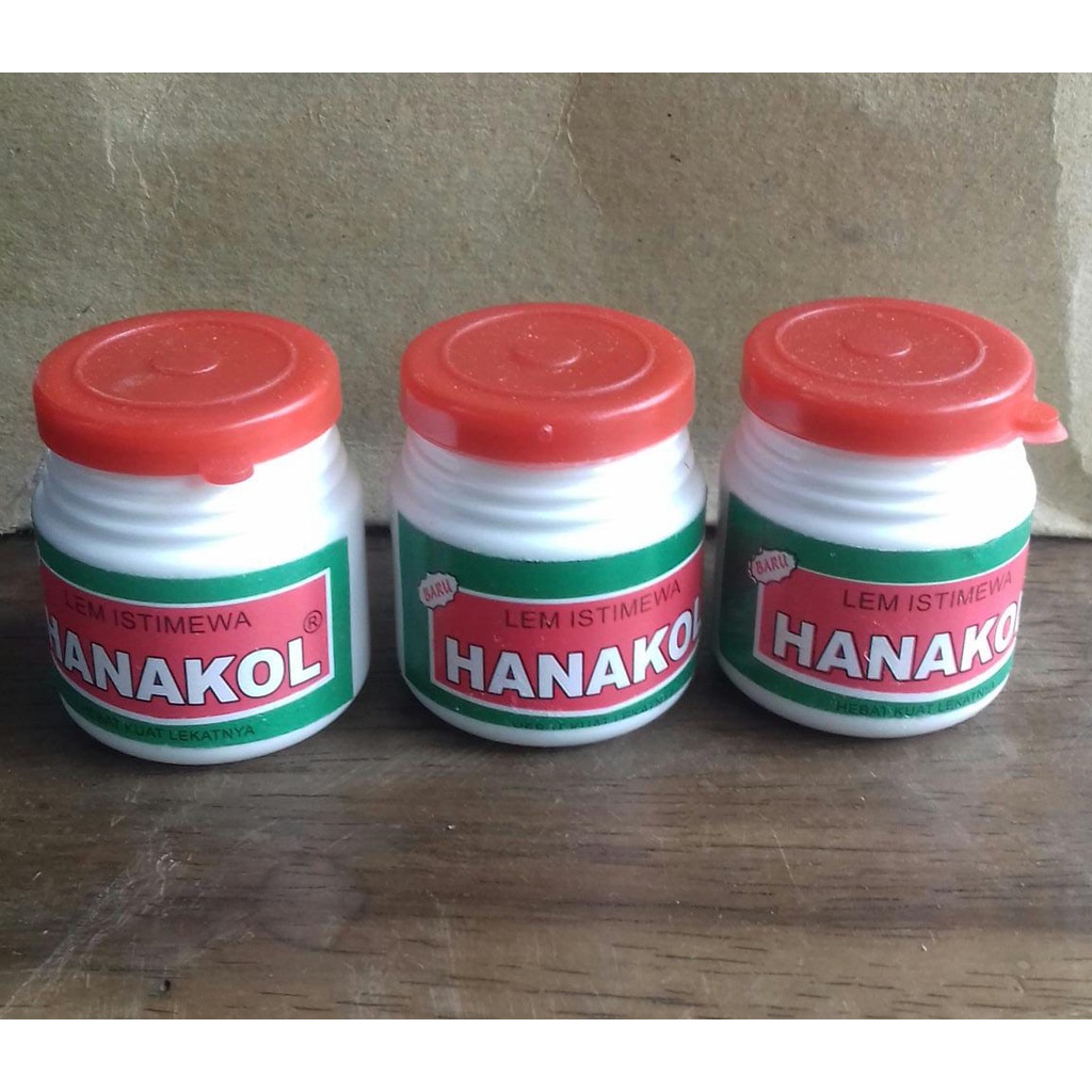 Jual LEM KERTAS COLEK HANAKOL MINI / LEM PUTIH KECIL MURAH ECERAN ...