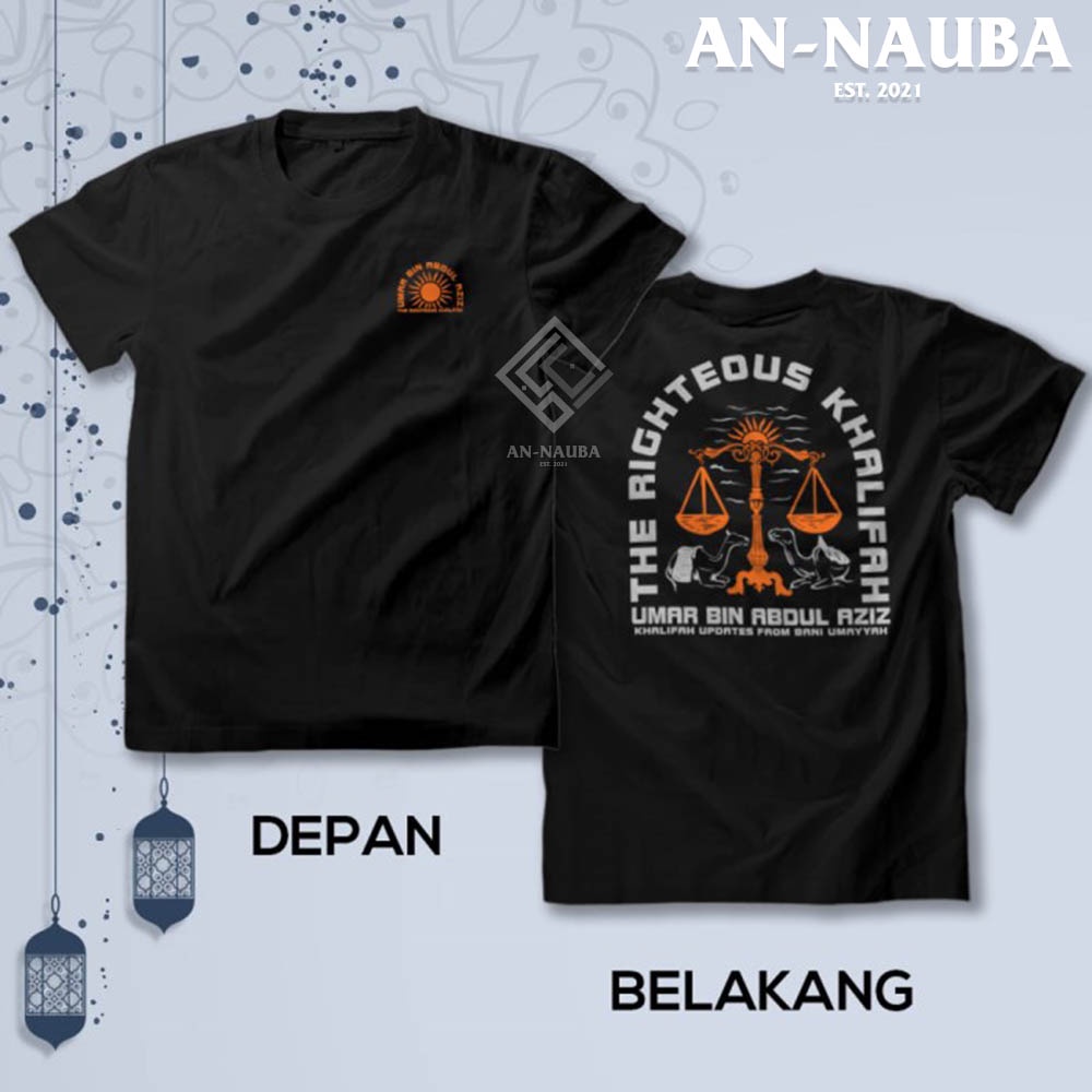 Jual Kaos Dakwah Islami Sahabat Nabi / UMAR BIN ABDUL AZIZ TSHIRT / Baju Distro Santri Muslim ...