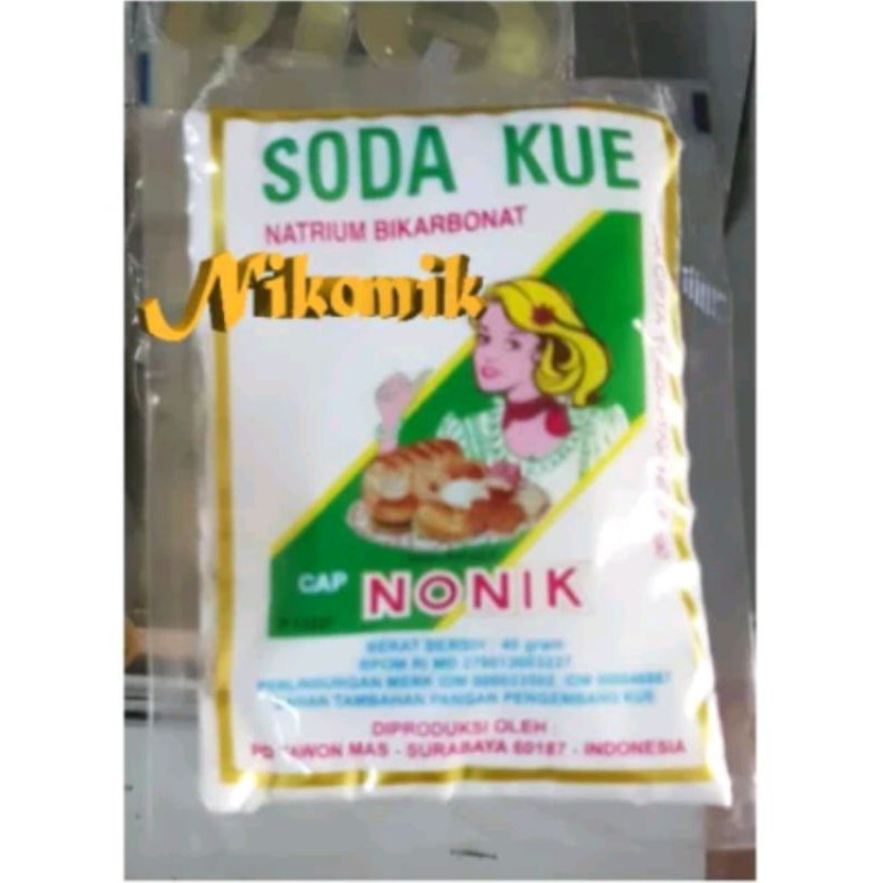 Jual Soda Kue Cap Nonik 40gr | Shopee Indonesia