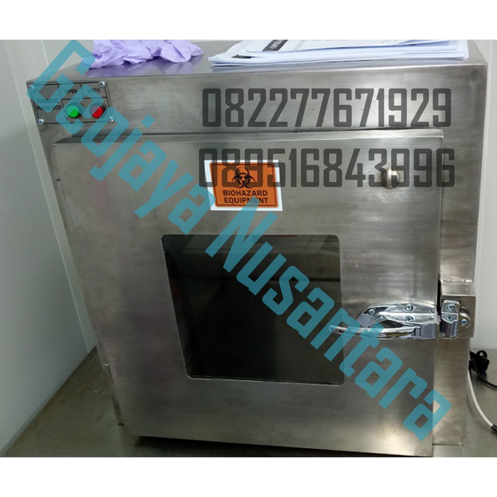 Jual Stainless Steel Pass Box Laboratorium Medis Interlock Only 75 x 60 ...