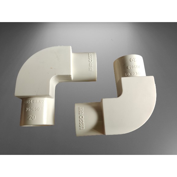 Jual Elbow Conduit 20mm 1/2" inch LESSO Elbow Dus Box With Cover ...