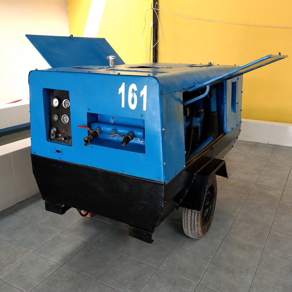 Jual air compressor kompresor angin udara airman pds 125 7 bar | Shopee ...