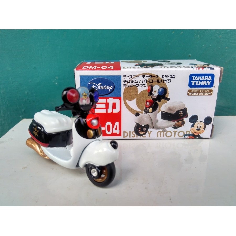 Jual Tomica Disney Motors DM-04 Mickey mouse Chim chim patrol bike harga murah | Shopee Indonesia