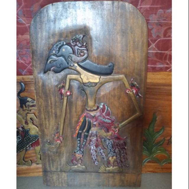 Jual Hiasan Dinding Ukiran Wayang Kayu Jati | Shopee Indonesia