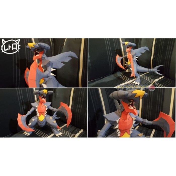 Jual Pokemon Mega Garchomp papercraft | Shopee Indonesia