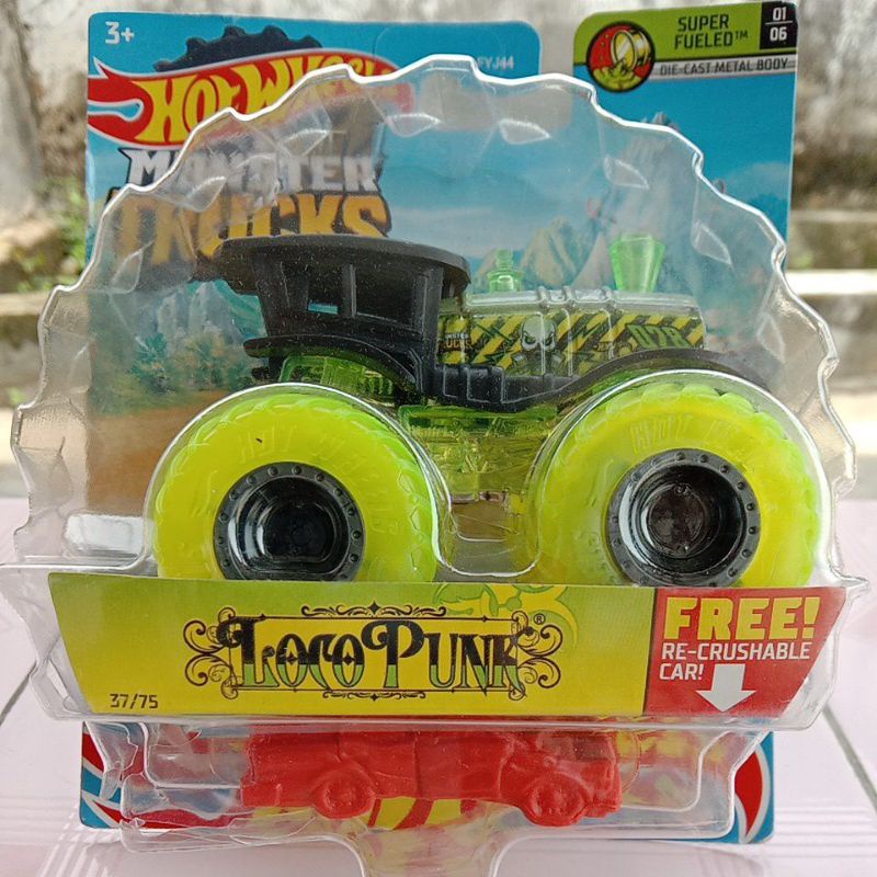 Jual Hotwheels monster trucks loco punk hitam diecast hot wheels ...