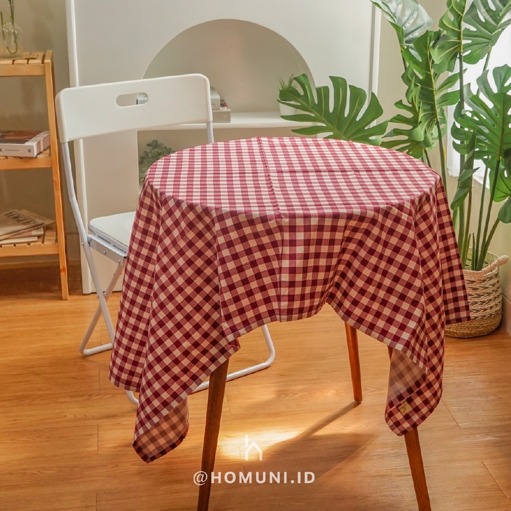 Jual Taplak Meja Motif Gingham Checker Board Kotak-Kotak/Table Runner ...