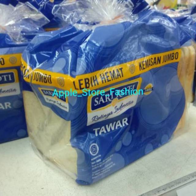 Jual sari roti tawar JUMBO isi lbh banyak uk 555 gram | Shopee Indonesia