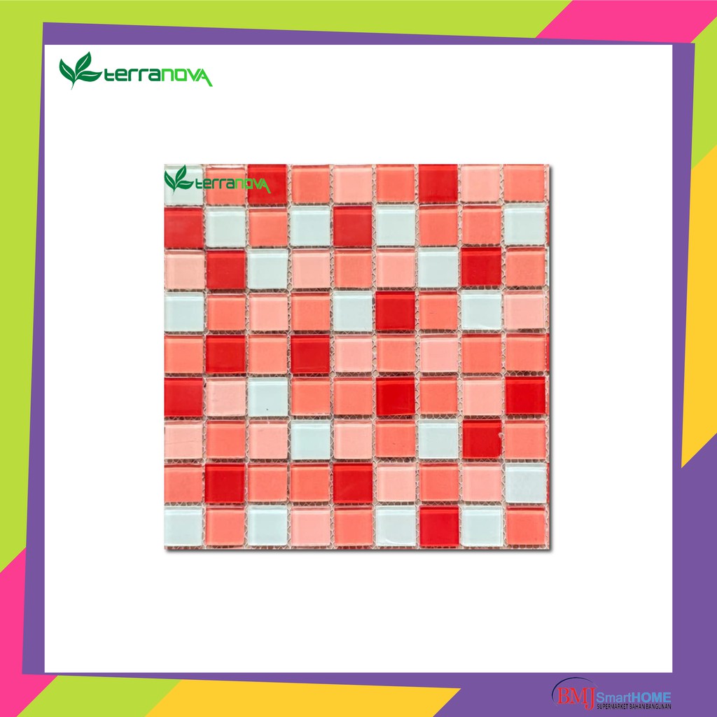 Jual KERAMIK MOZAIK KACA 2556 UK 30X30 CM | Shopee Indonesia