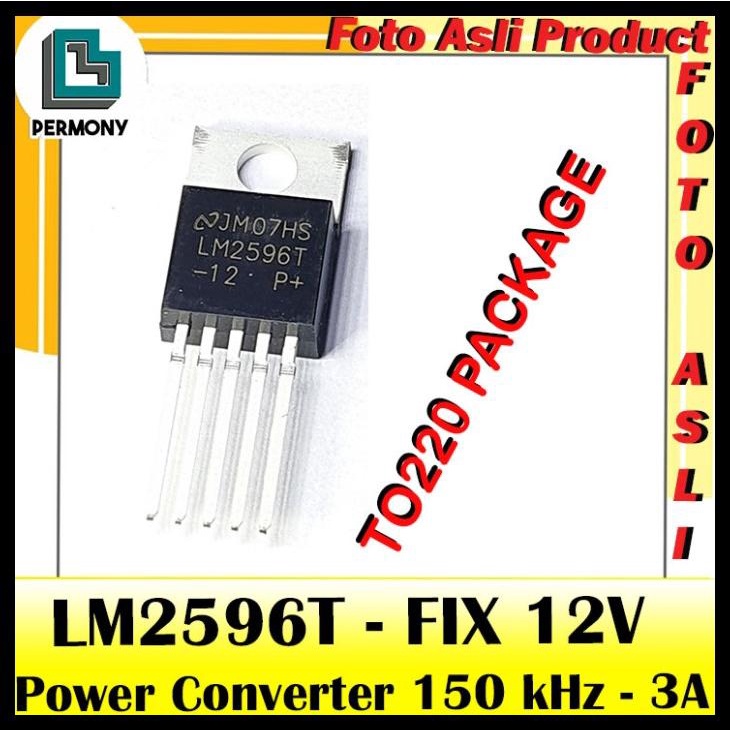 Jual Ic Lm2596T Fix Chip 5V 3A 5 Volt Lm2596 12V 12 Volt To220 | Shopee ...