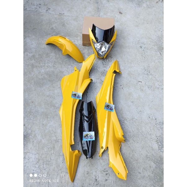 Jual PAKET HEMAT!! Cover Body Belakang Satria Fu Facelift Kuning ...