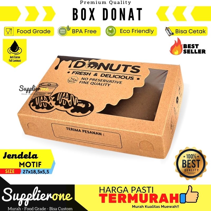 Jual Box Donat, Dus donat, Kotak Donat, Kemasan Donat, Tempat donat ...