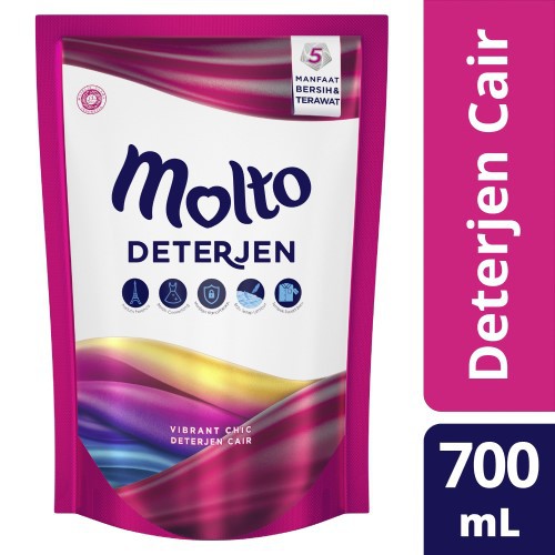 Jual Molto Detergent Vibrant Chic Liquid 700 ml | Shopee Indonesia
