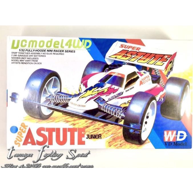 Jual Tamiya DD Super Astute Junior White Mini4WD Zero Chassis VCAST03 ...