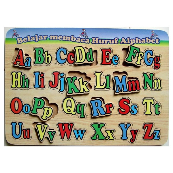 Jual Puzzle Alphabet Besar Kecil A - Mainan Edukasi Huruf Edukatif Anak ...