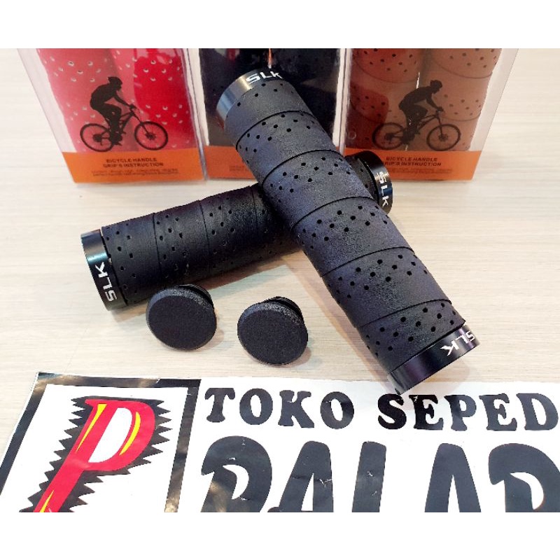 Jual HANDGRIP Sepeda SLK Doble Lock Handle Grip Empuk | Shopee Indonesia