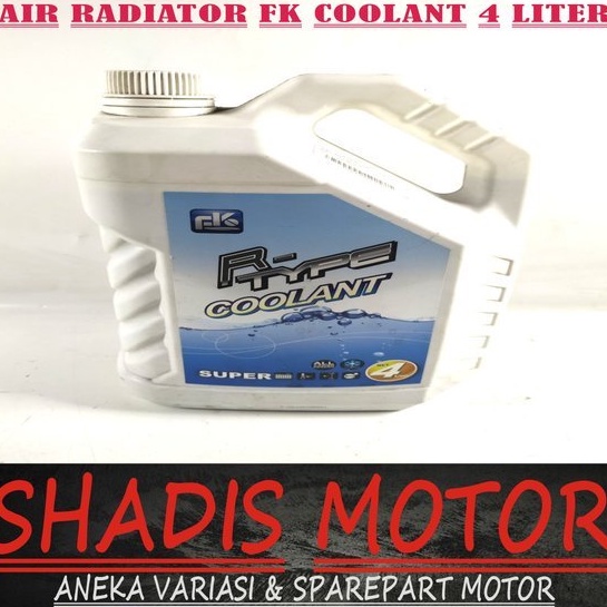 Jual Air Radiator Merk FK Coolant Ukuran 4 Liter | Shopee Indonesia