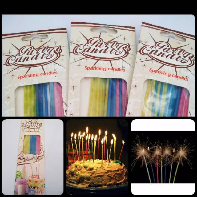 Jual LILIN ULANG TAHUN PERCIKAN KEMBANG API | SPARKLING CANDLES | PARTY ...