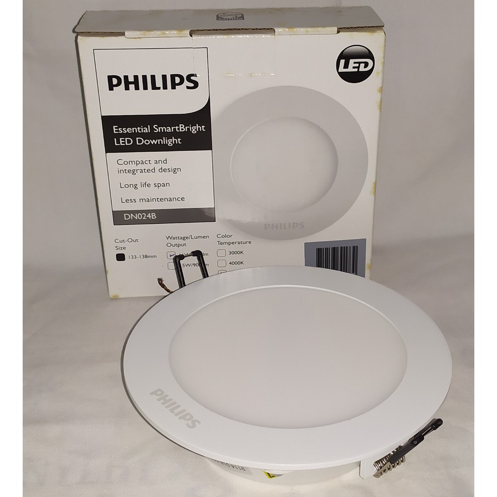 Jual LAMPU PHILIPS LED PUTIH BULAT PLAFON DOWNLIGHT 11 WATT HARGA MURAH ...