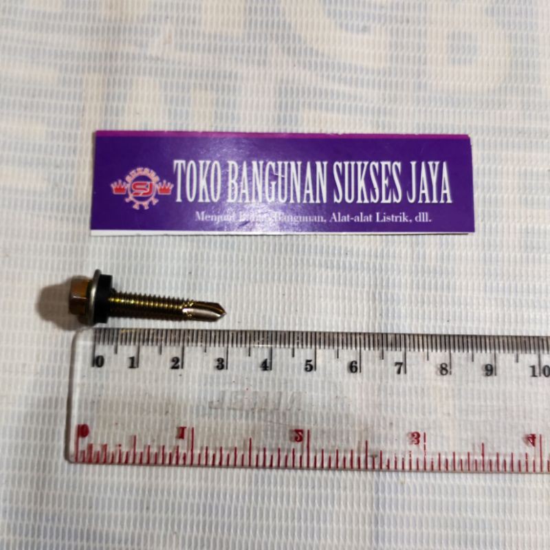 Jual skrup baut roofing 3cm lion | Shopee Indonesia