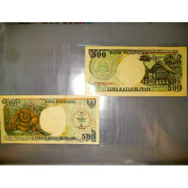 Jual Uang Kuno 500 Rupiah Gambar Orang Utan Baru Mulus Murah | Shopee ...