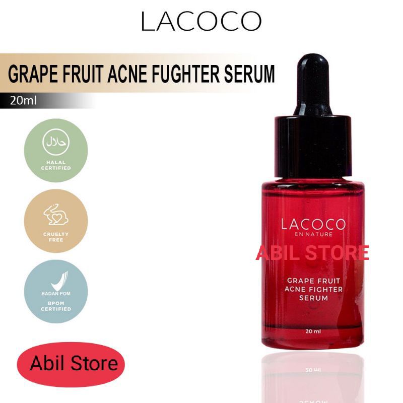 Jual LACOCO Grapefruit Acne Fighter Serum ( 20ml ) | Shopee Indonesia
