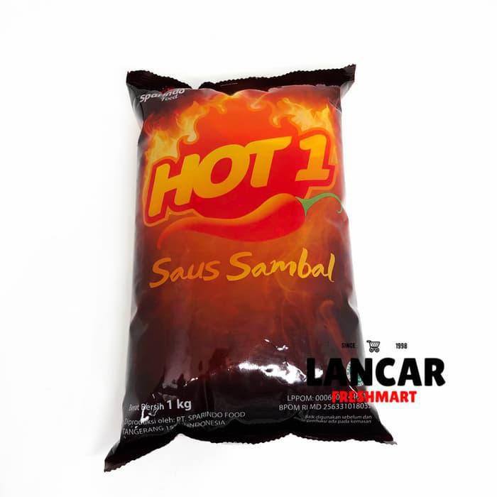 Jual SAUS SAMBAL HOT 1 1KG / HOT 1 SAUS SAMBAL 1KG | Shopee Indonesia