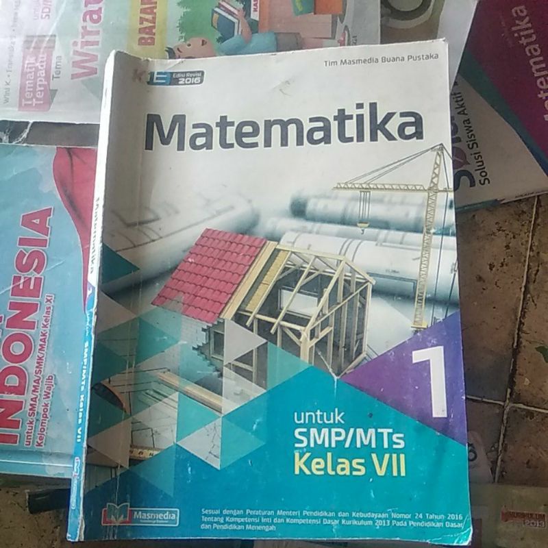 Jual buku matematika SMP/Mts kelas 1-7 penerbit masmedia | Shopee Indonesia