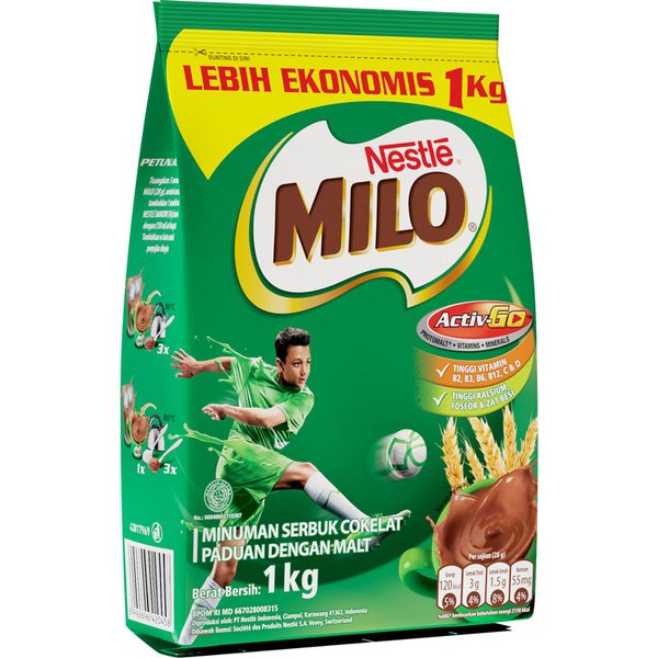 Jual Milo Activ Go 990gr / 1 kg - Active Go 1kg | Shopee Indonesia