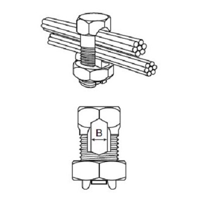 Jual Split Bolt Connector Type H/Connector (Furse 20H-FU) | Shopee ...