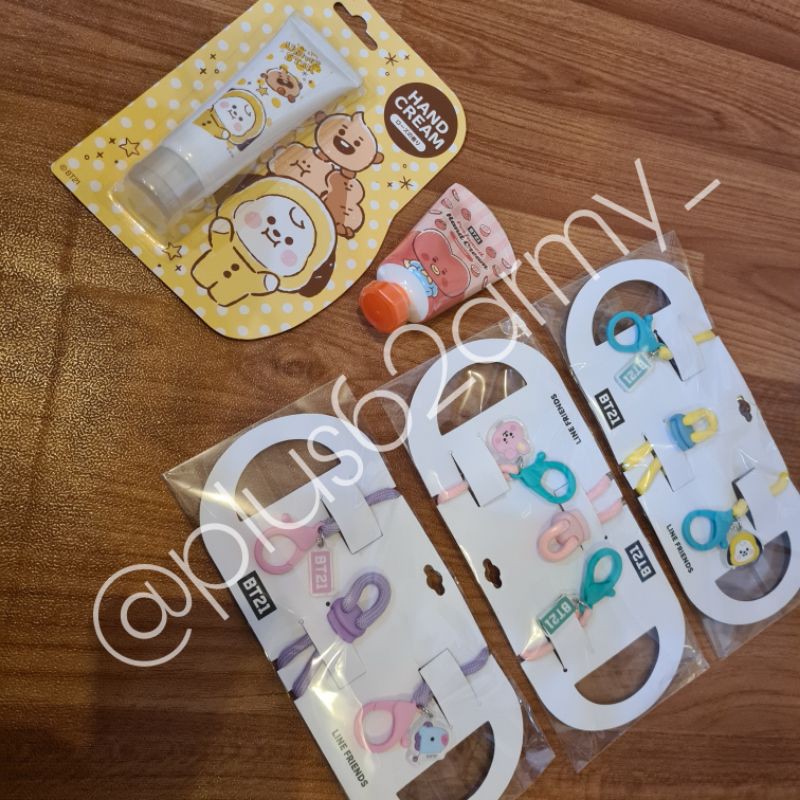 Jual [READY STOCK] STRAP MASKER & HAND CREAM BT21 LINE FRIENDS JAPAN ...