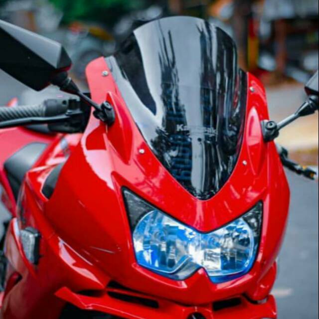 Jual Visor ninja 250 karbu windshield ninja 250 karbu | Shopee Indonesia