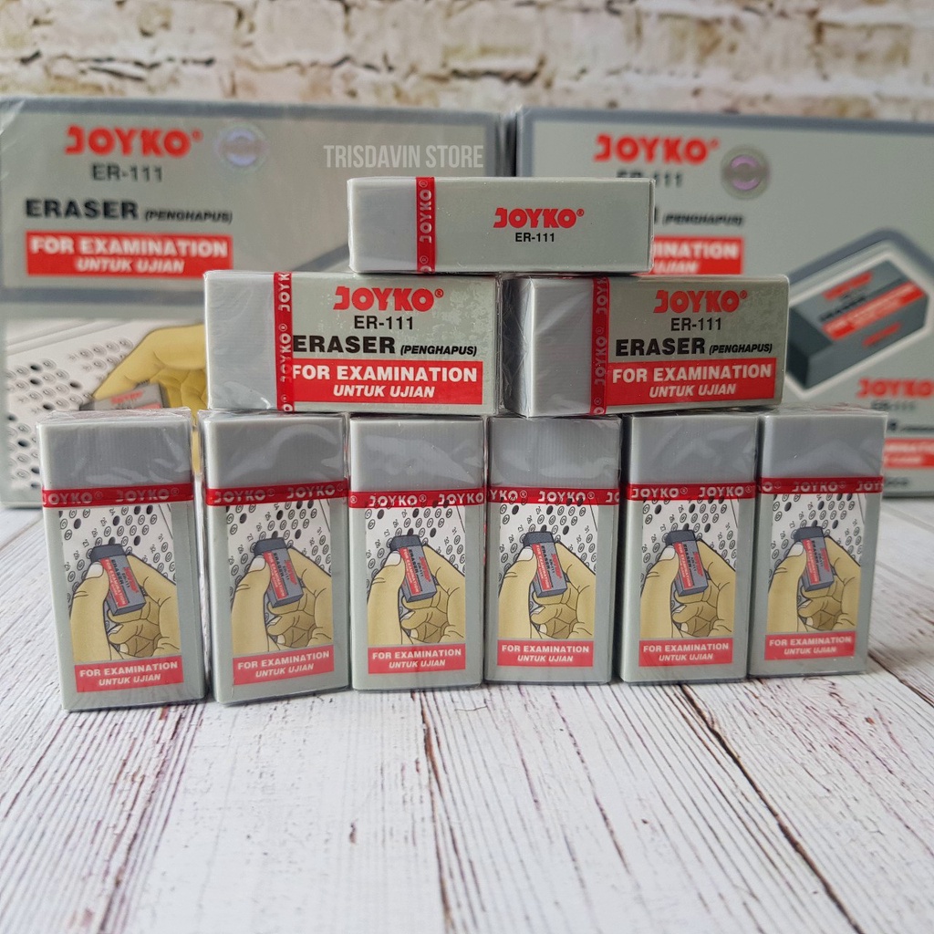 Jual Penghapus Joyko ER-111 - Penghapus untuk ujian / Eraser untuk ujian Joyko ER-111 | Shopee ...