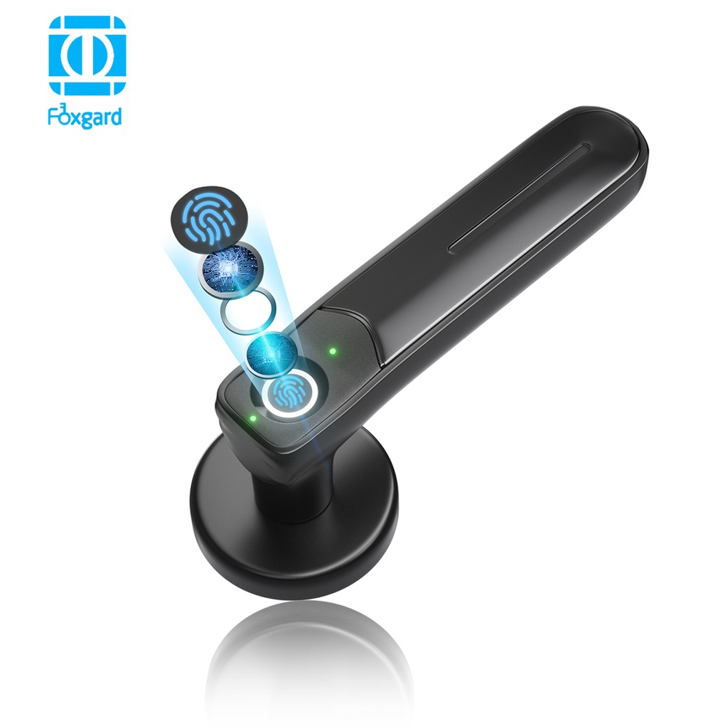 Jual FOXGARD digital Handle Kunci Pintu rumah Elektronik Fingerprint ...