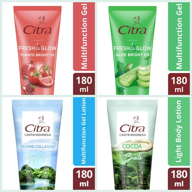 Jual CITRA Fresh Glow Multifunction 180ml | Shopee Indonesia