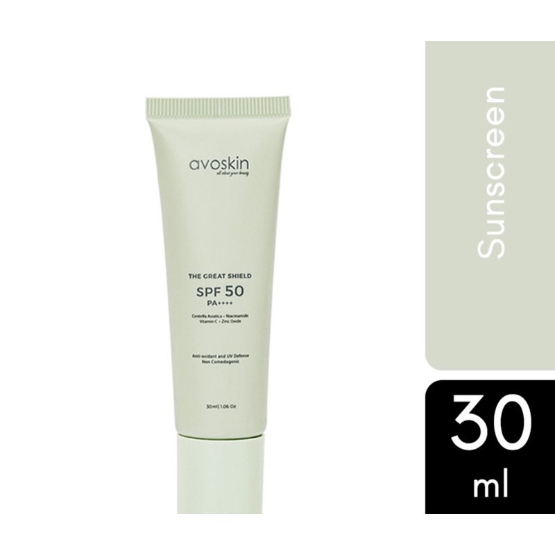 Jual Avoskin The Great Shield SPF 50 PA++++ 30ml | Shopee Indonesia